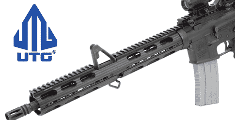 UTG PRO 15" Slim Keymod & M-LOK Carbine Length Drop-in Handguards ...